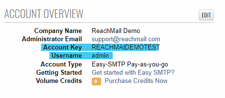 Sign in to Reachmail